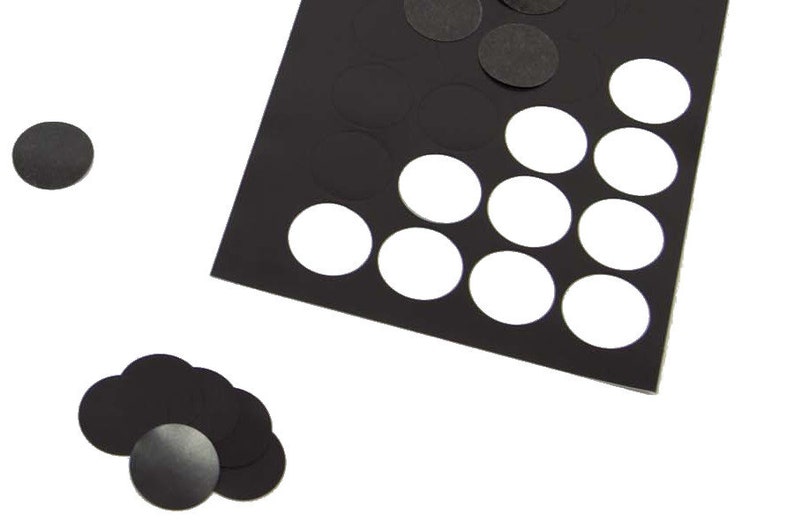 Magnetic Foil Stickers for 50mm Round Cast Bases - Etsy Australia