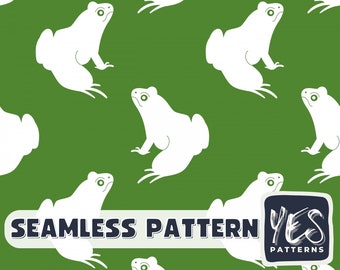 Frog Repeat Pattern - Etsy