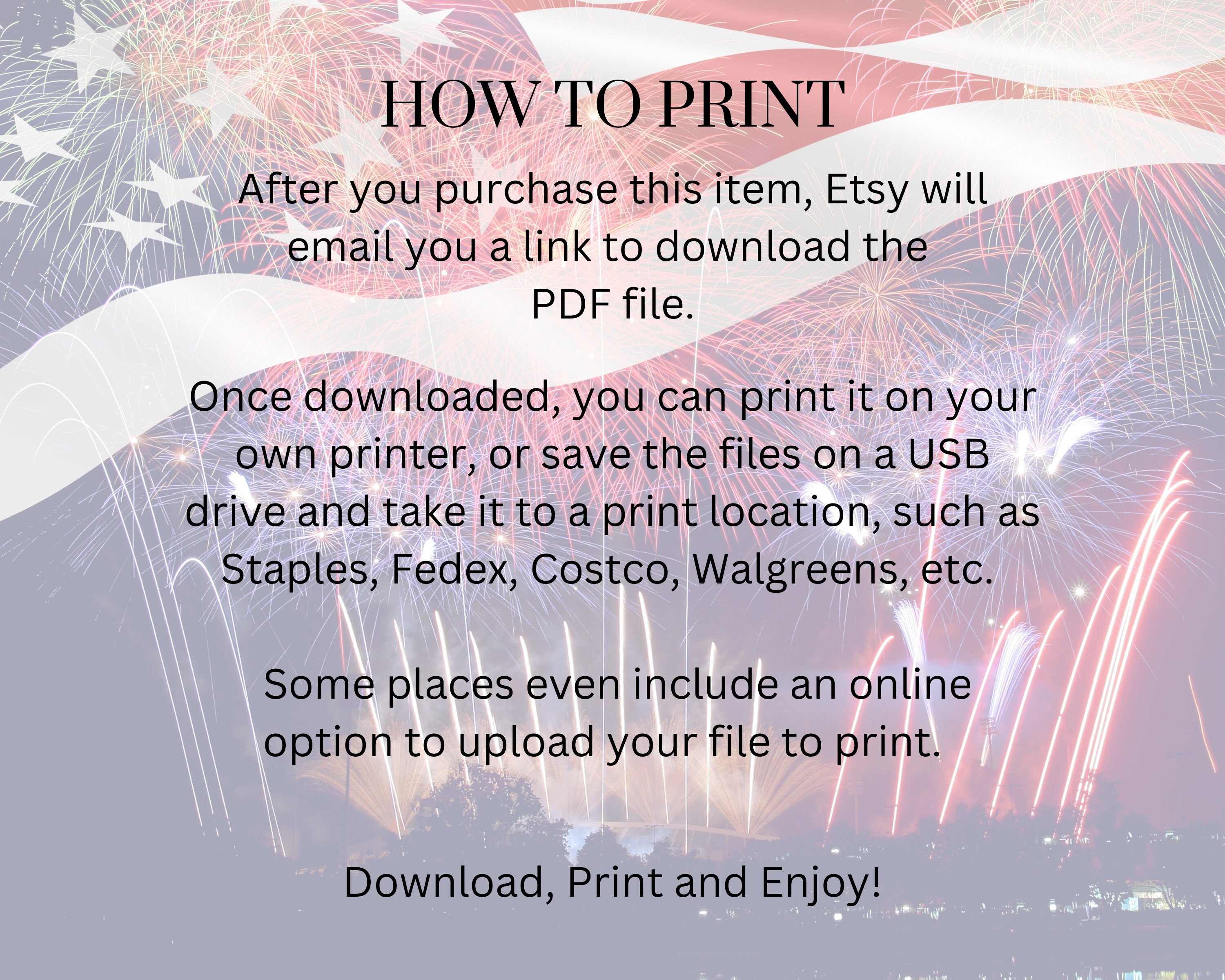 4th of July Mad Libs Printable, 4th of July Party Games, Printable ...