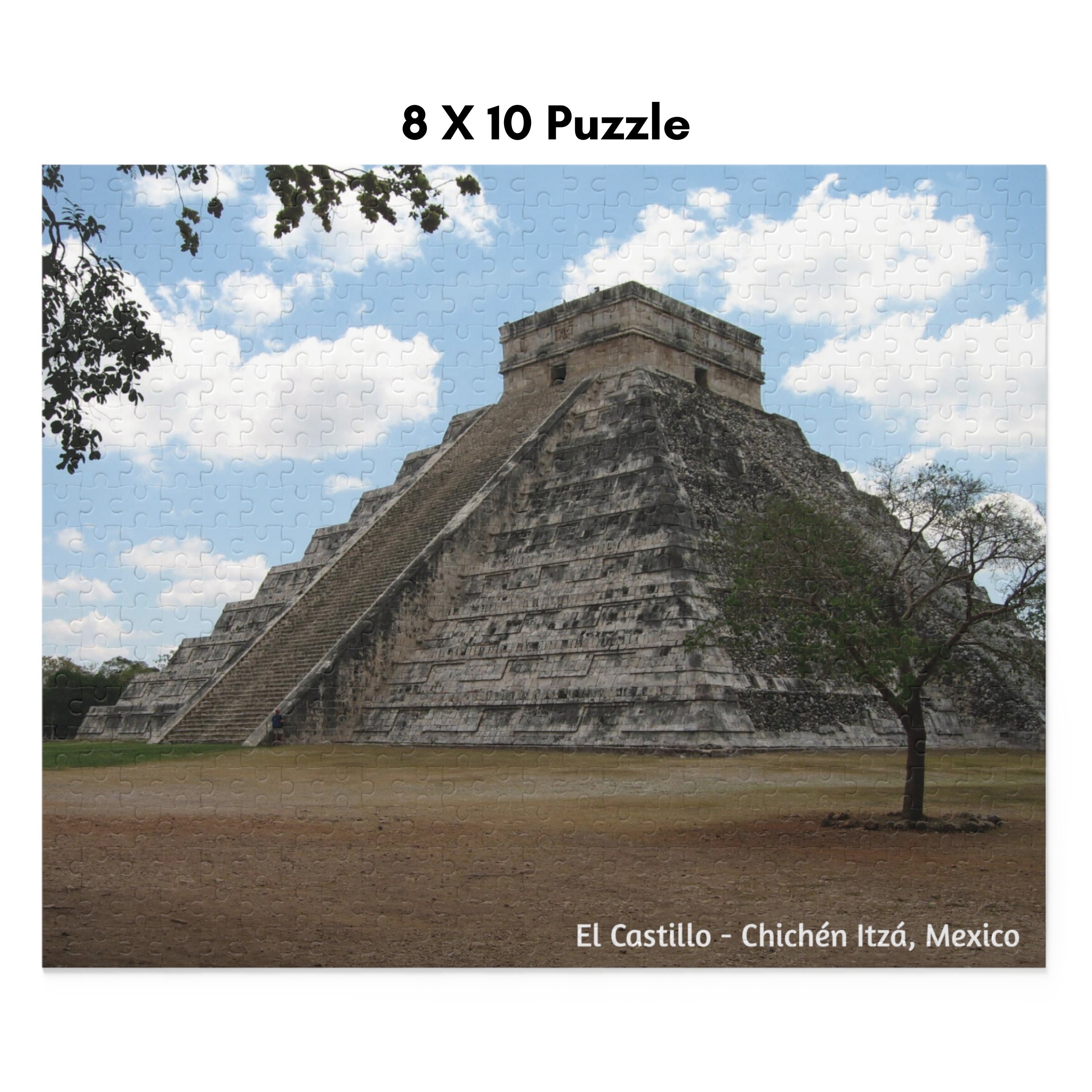 El Castillo Chichén Itzá Mexico Puzzle, 120, 252, 500 Pieces Jigsaw ...
