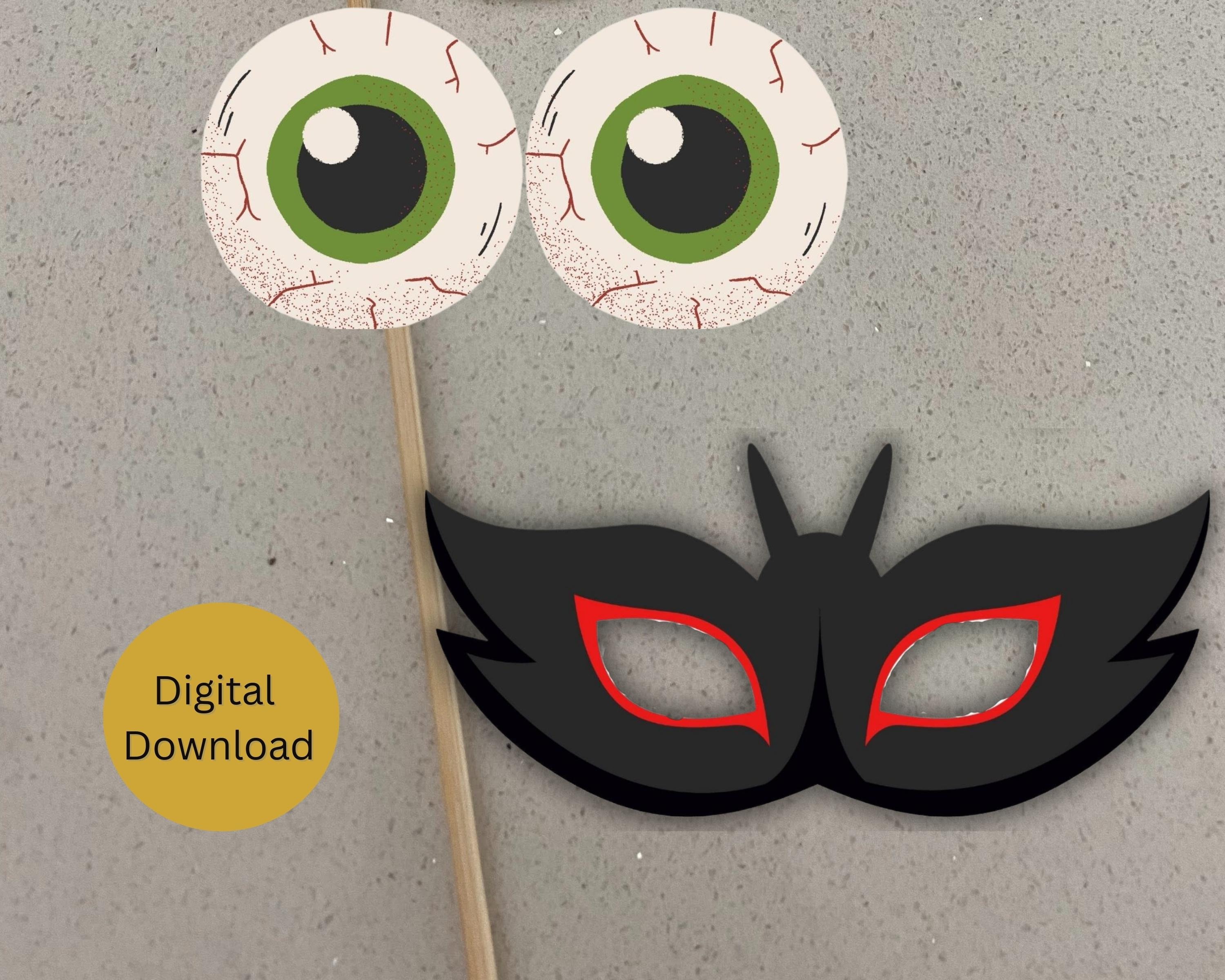 Halloween Photo Booth Props Printable Download, DIY Props, Halloween ...