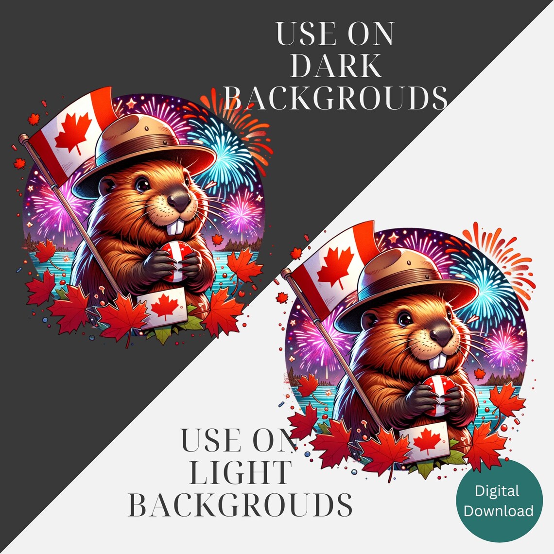Canada Day Clipart, SINGLE IMAGE, Digital Download, Commercial Use ...