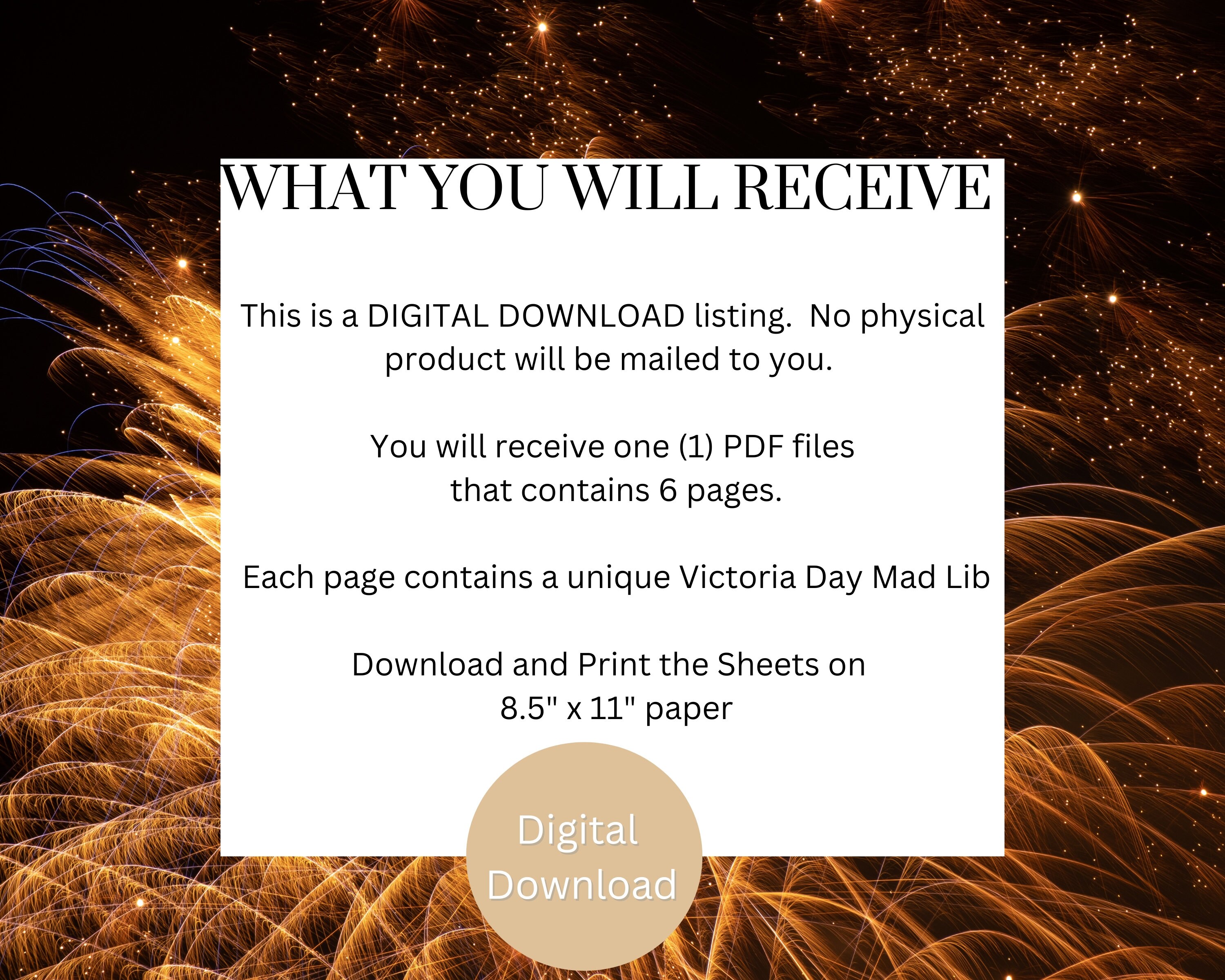 Victoria Day Mad Libs Printable, Victoria Day Party Games, Printable ...