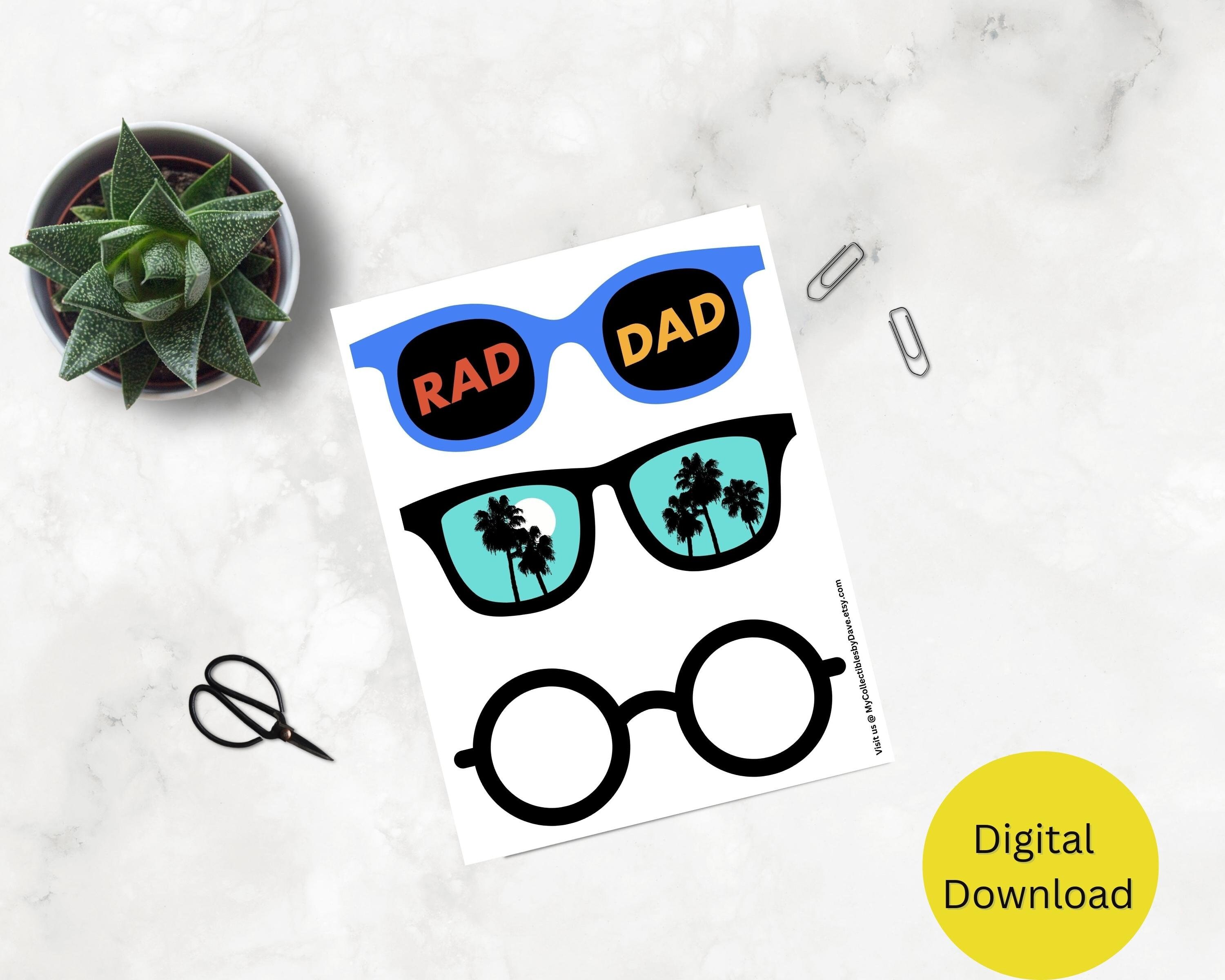 Fathers Day Photo Booth Props Printable Download, DIY Props, Father's ...