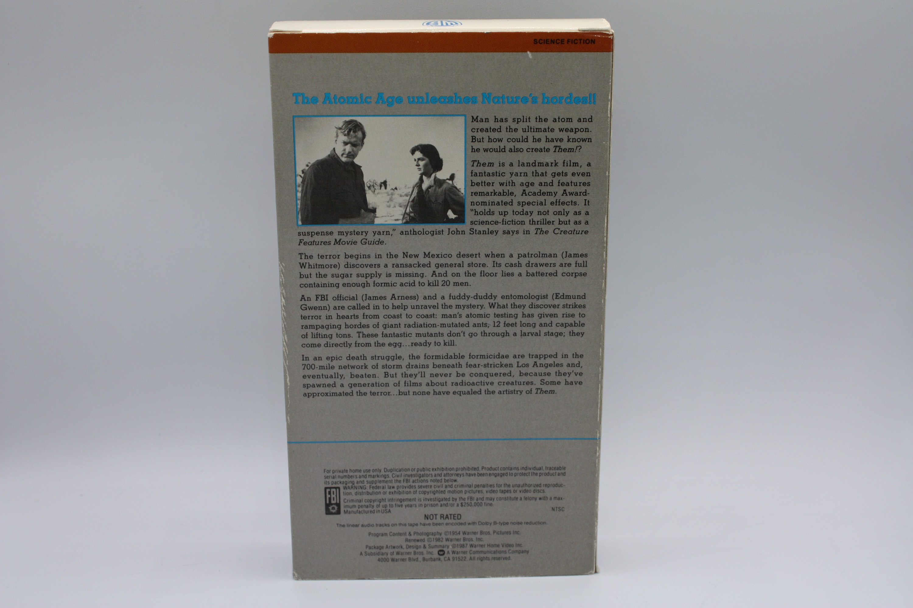 Them VHS Videotape Warner Bros. WB 1954 Sci-fi Classic of the Atomic Age James Whitmore Edmund ...