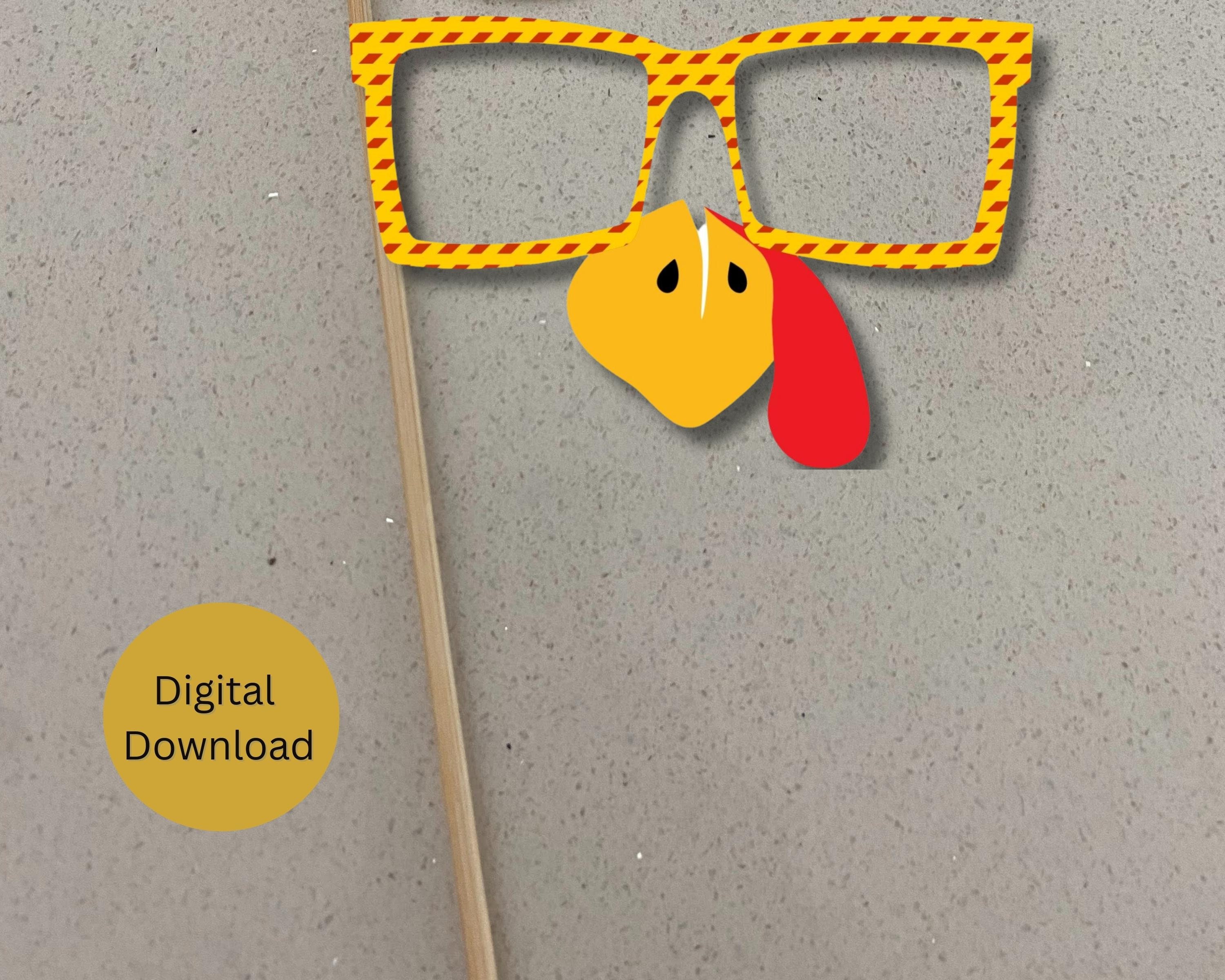 Thanksgiving Photo Booth Props Printable Download, DIY Props ...