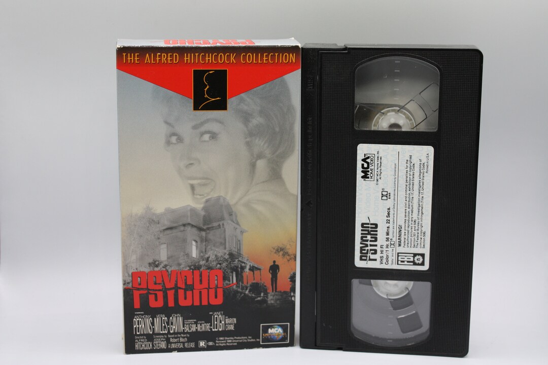 Psycho- VHS Videotape - the Alfred Hitchcock Collection - Universal ...