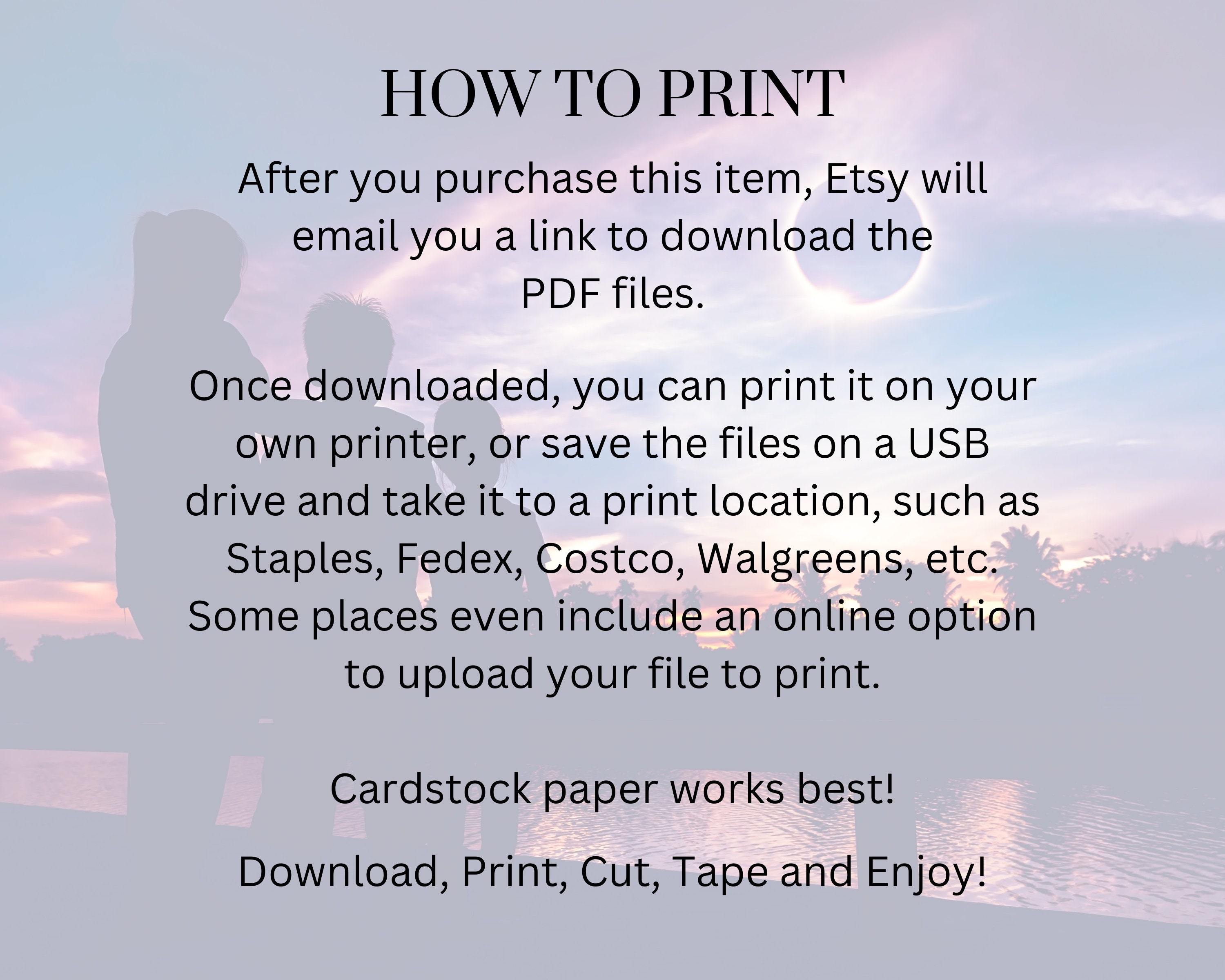 Solar Eclipse Photo Booth Props Printable Download, DIY Props, April 8 ...