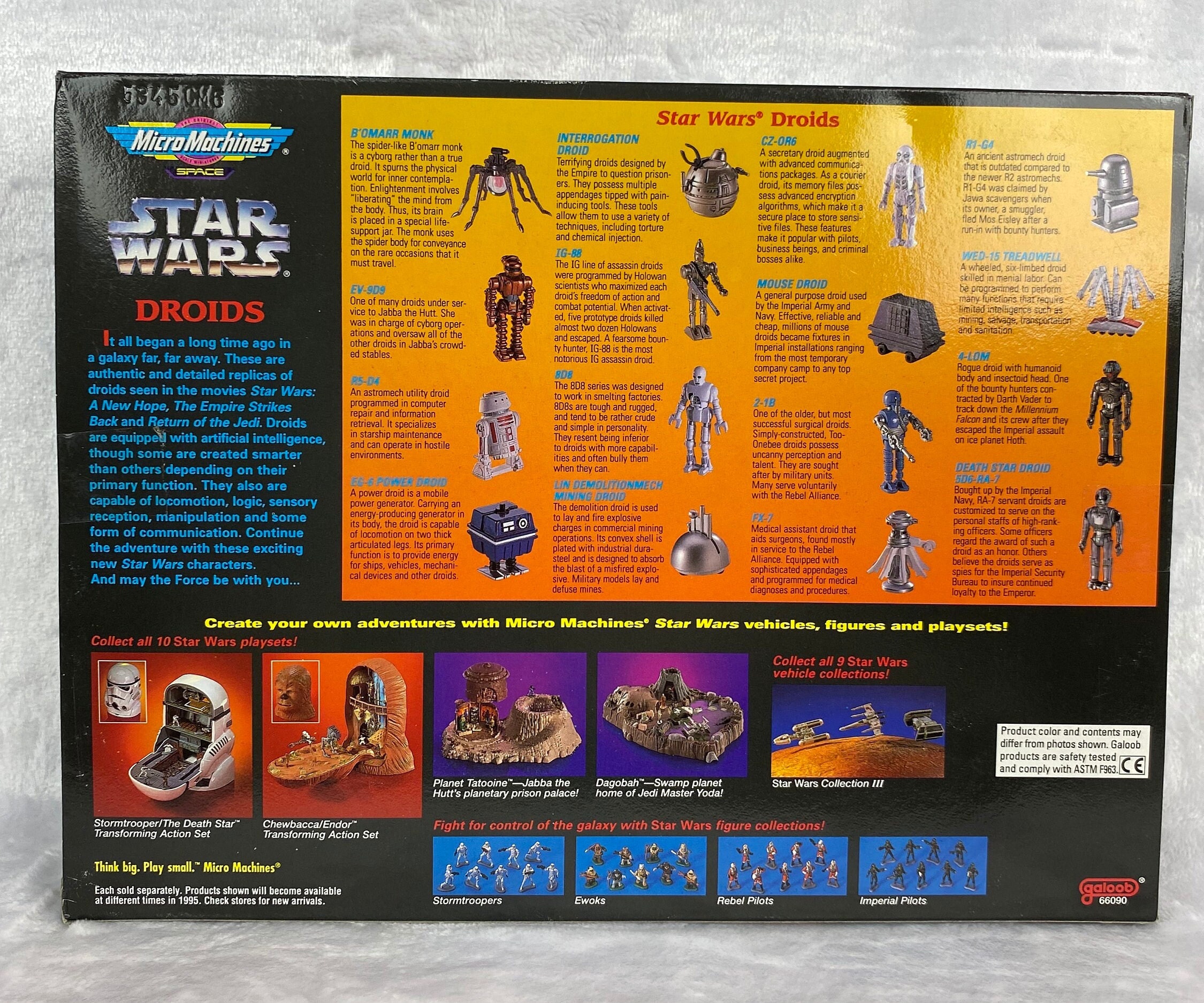 Star Wars Micro Machines Droids Gift Set Galoob 1995, MISB, Factory ...