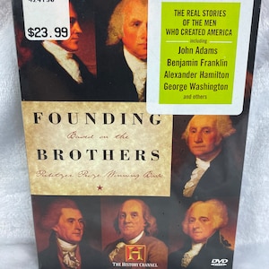 Founding Brothers DVD Set, History Channel 2 Dvds, Factory Sealed ...