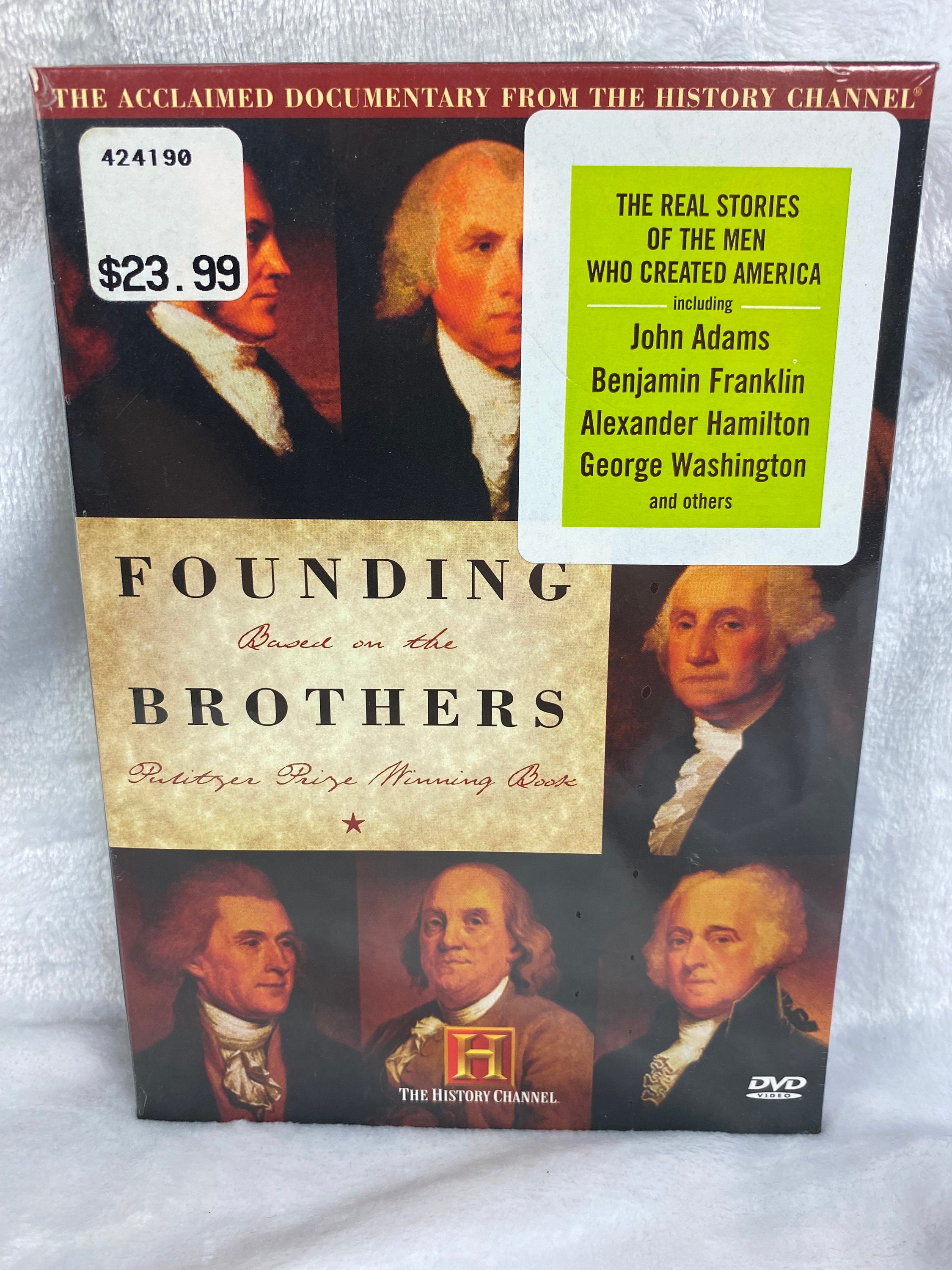 Founding Brothers DVD Set History Channel 2 Dvds Factory - Etsy