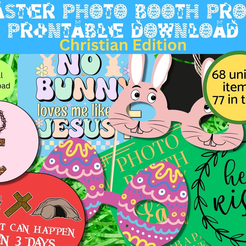 Easter Photo Booth - Etsy