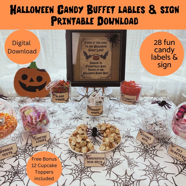 Candy Buffet Sign - Etsy