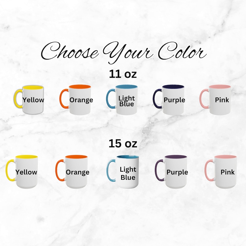 Personalized Easter Coffee Mug, Custom Color and Name Easter 11 or 15 ...