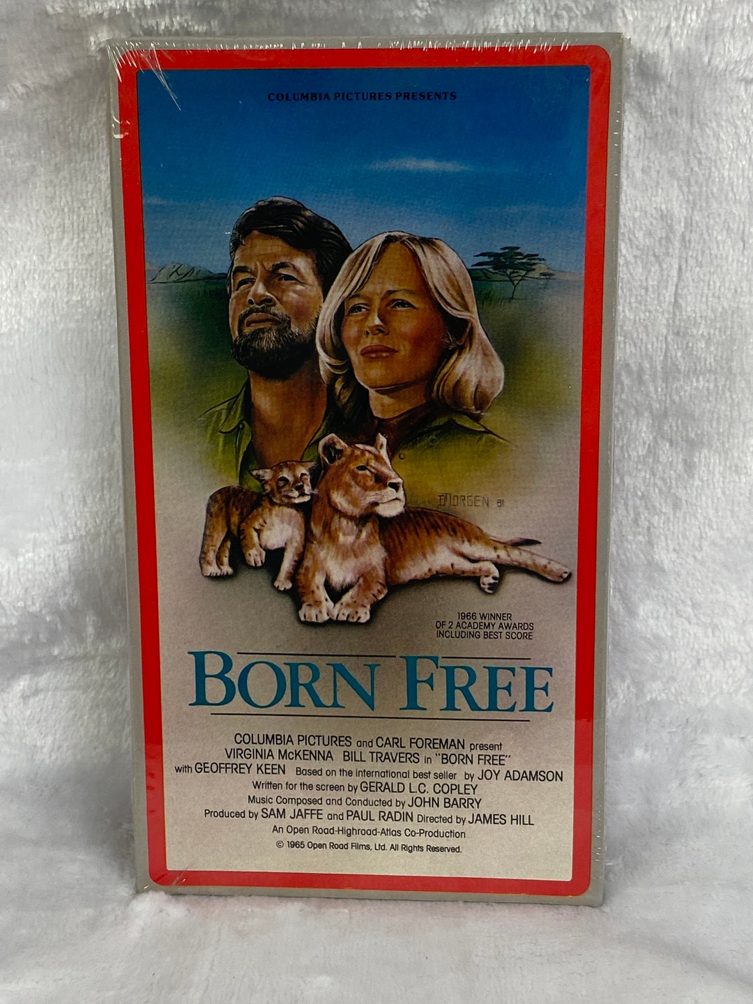Born Free Vintage Factory Sealed VHS Tape - Virginia Mckenna, Bill ...