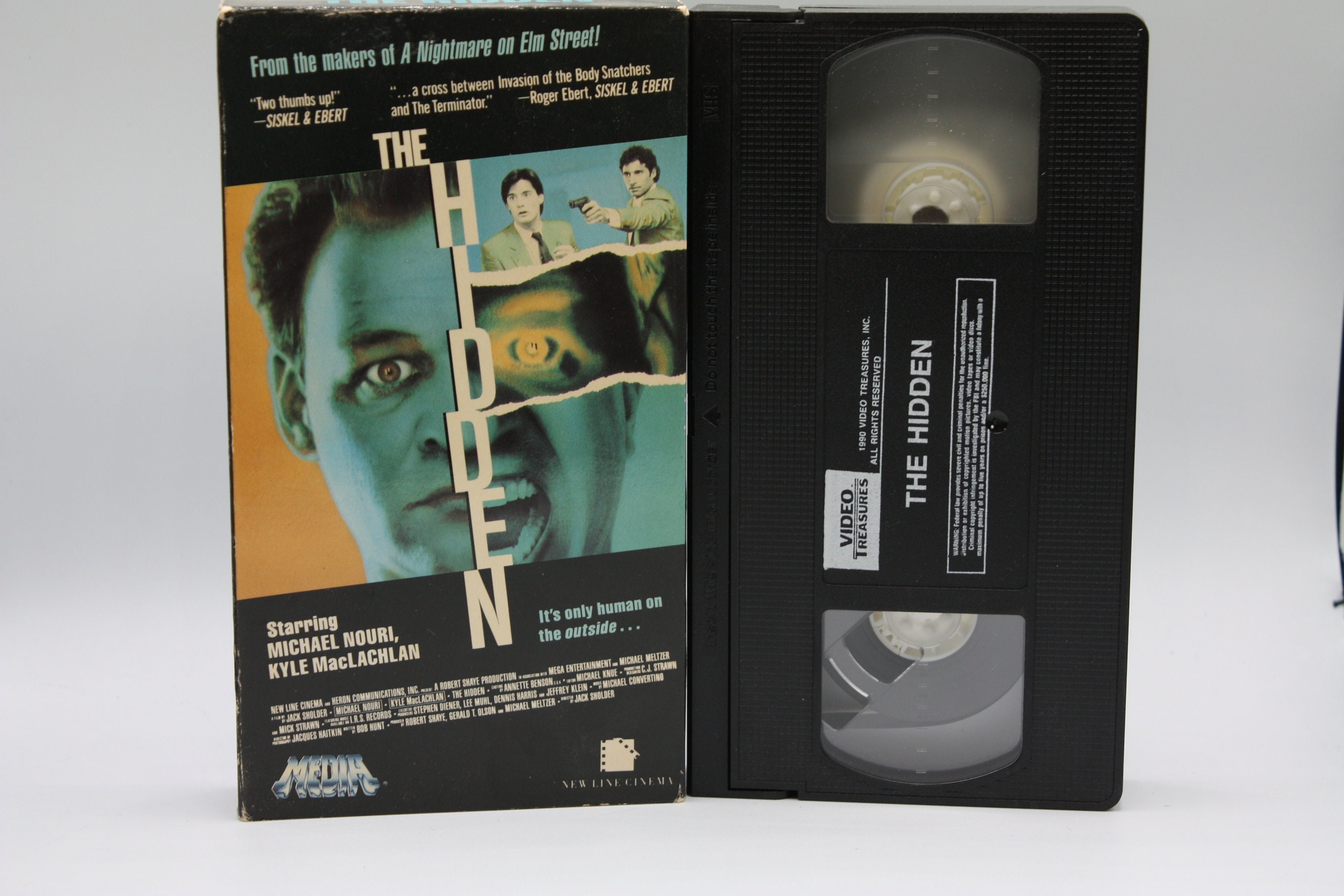The Hidden, VHS Videotape, Warner Home Video, WB, Kevin Costner, Clint ...