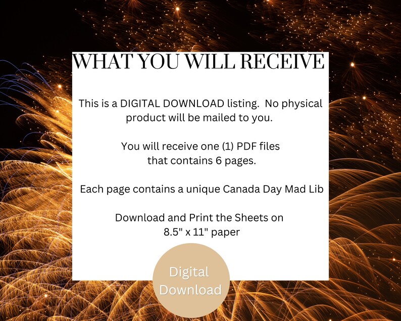 Canada Day Mad Libs Printable, Canada Day Party Games, Printable ...