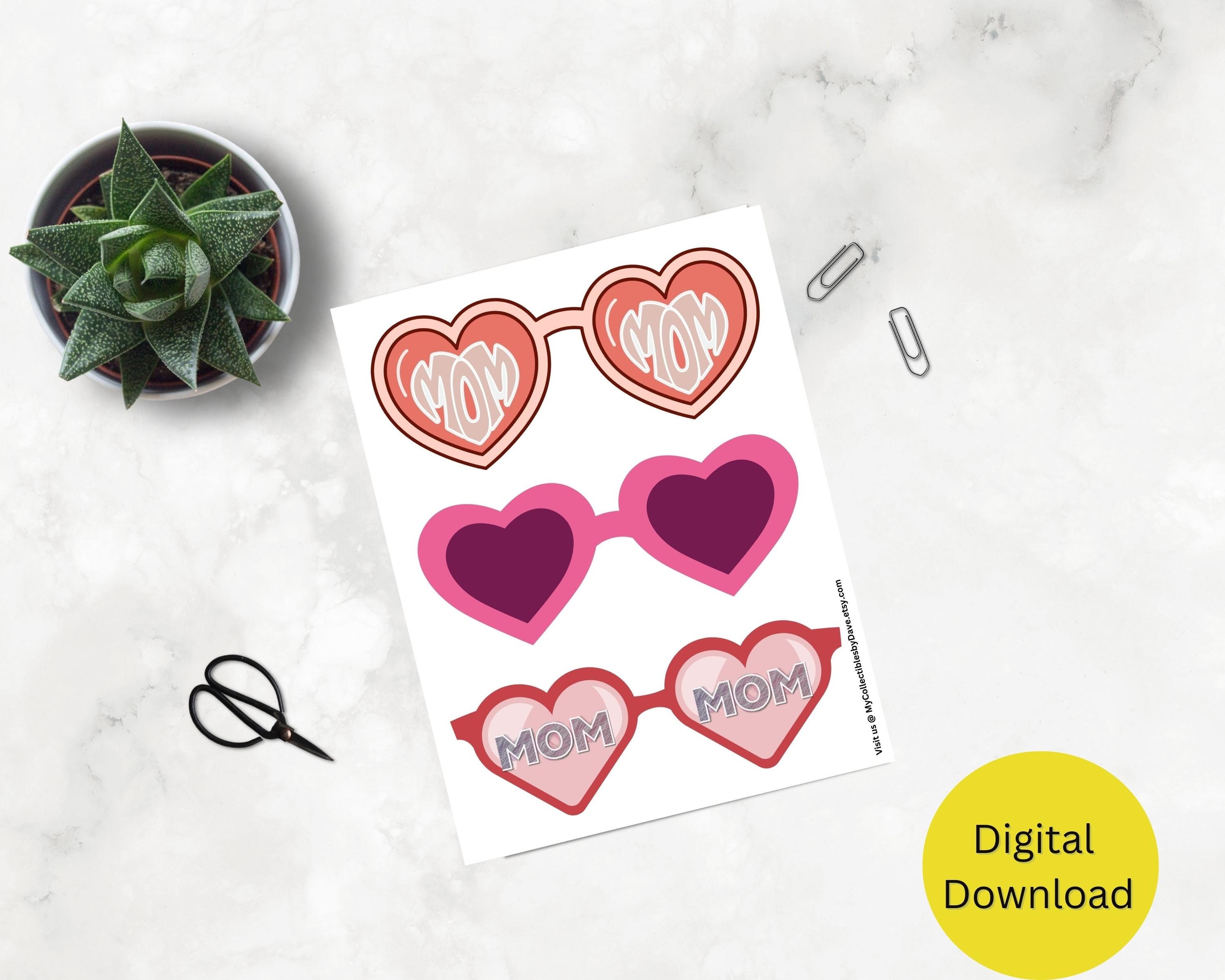 Mothers Day Photo Booth Props Printable Download, DIY Props, Mother's ...