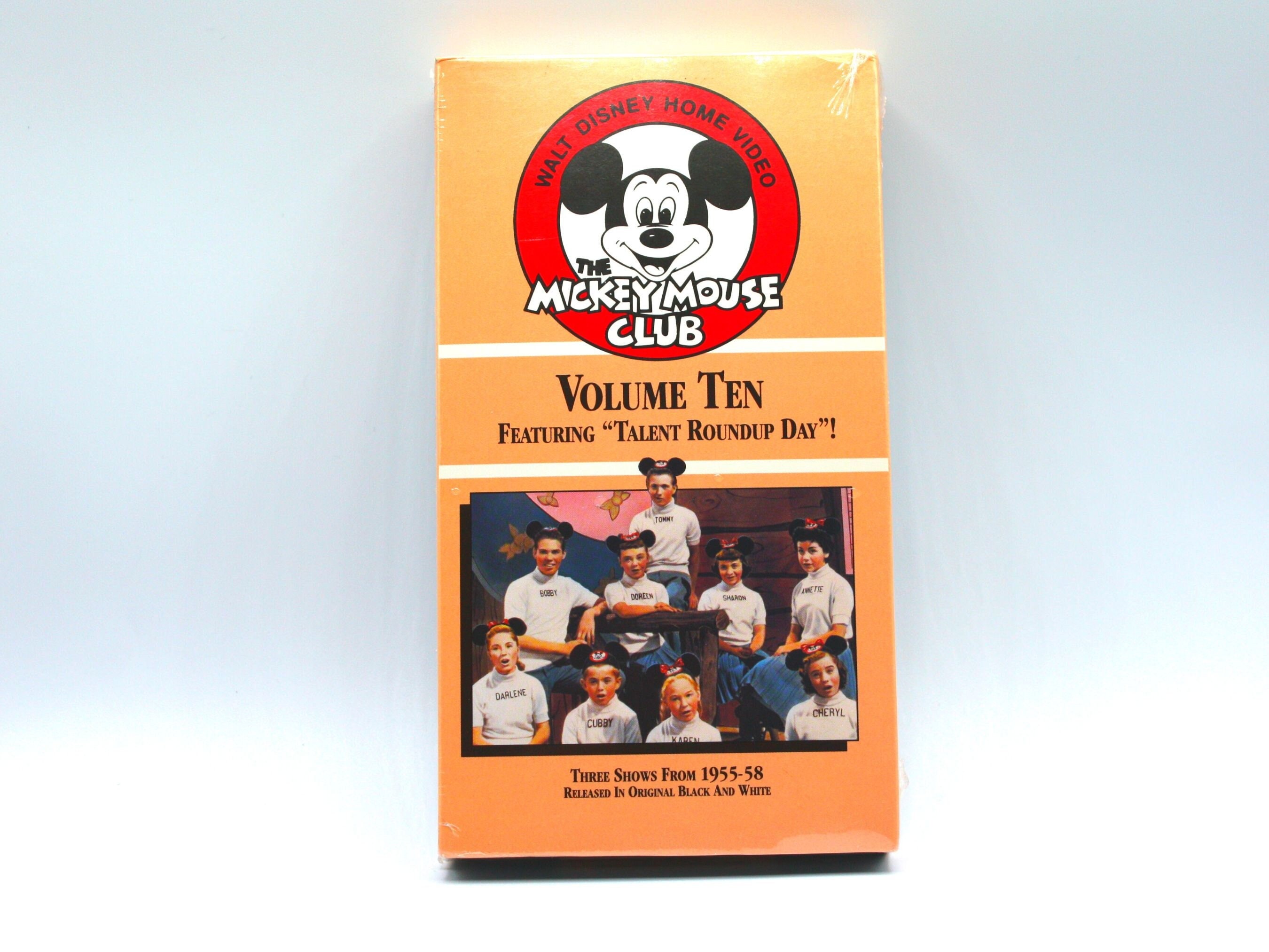 The Mickey Mouse Club Volume 10, B&W VHS Videotape, Talent Roundup Day ...