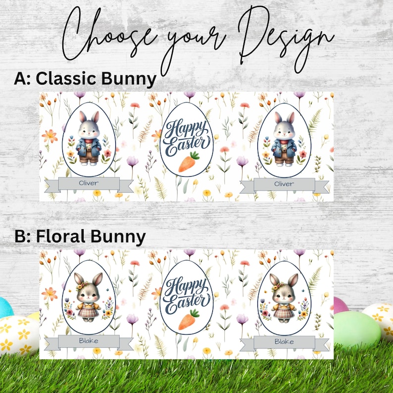 Personalized Easter Enamel Mug, Custom Bunny Name Mug, Cute Happy ...