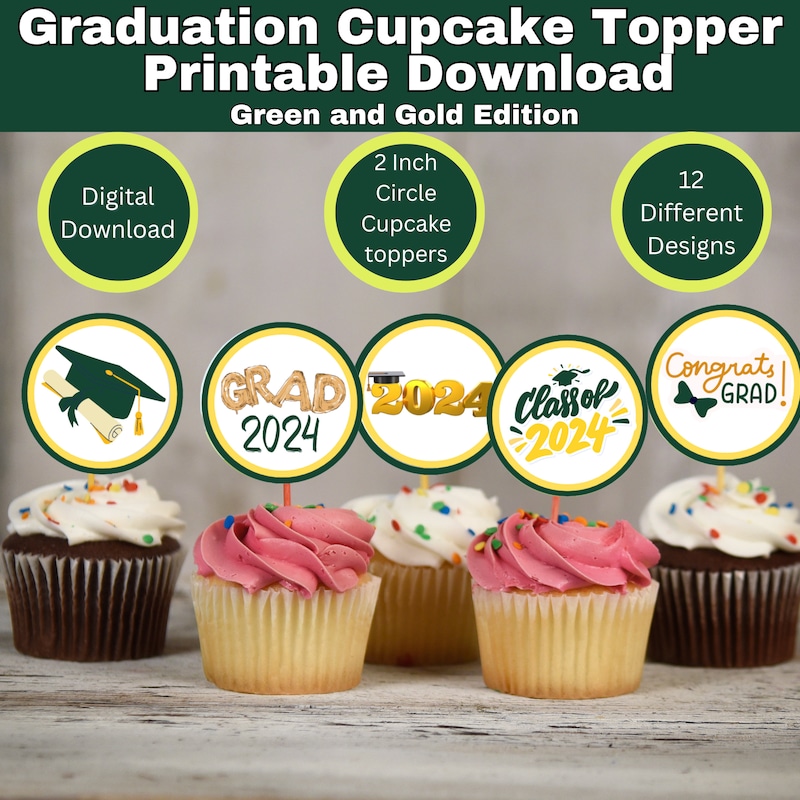 Graduation Cupcake Topper - Etsy