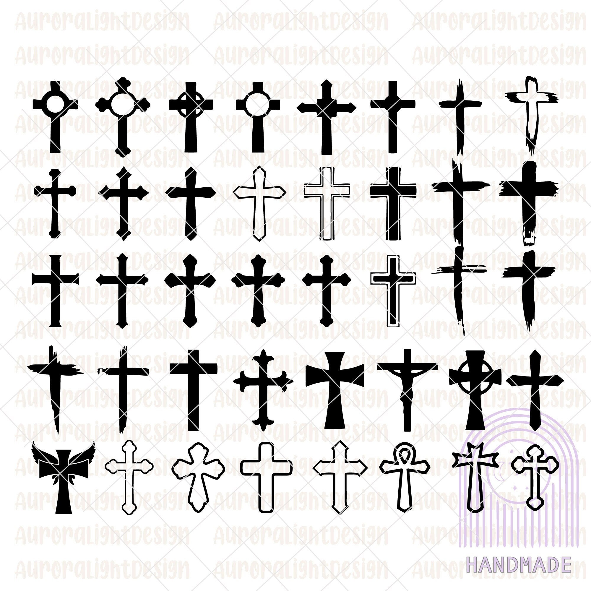 Cross Svg File/ Cross Clipart/ Crosses Svg File/ Halloween - Etsy