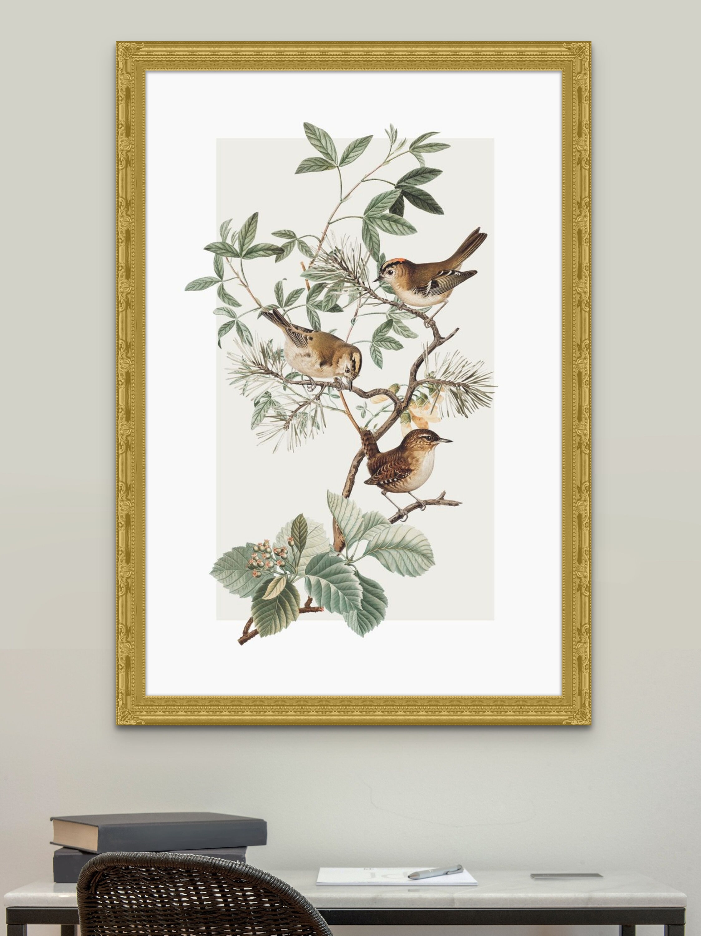 Bird Art Print Bird Art Bird Poster Forestcore Art Print - Etsy