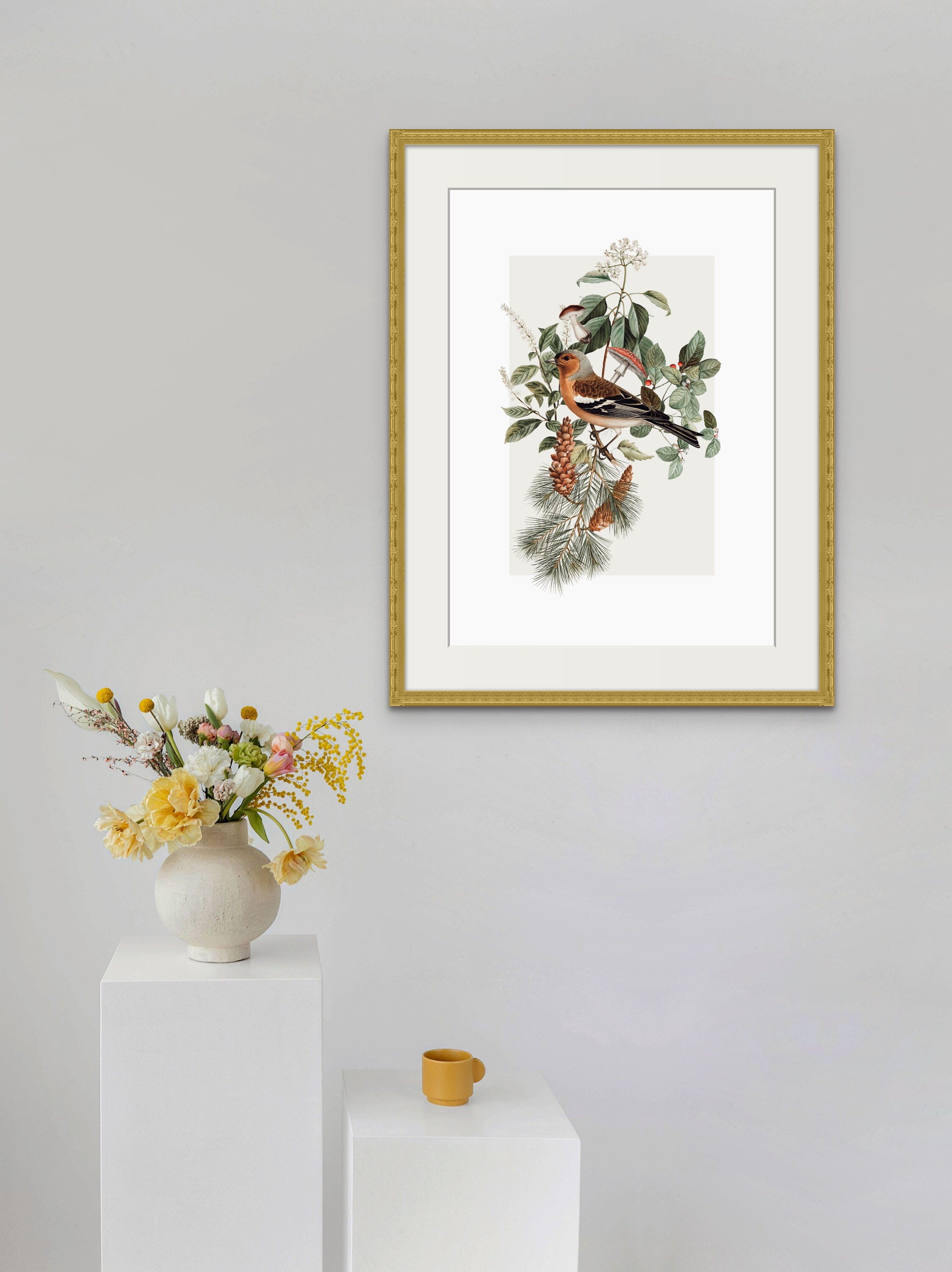 Bird Art Print Bird Art Bird Poster Forestcore Art Print - Etsy