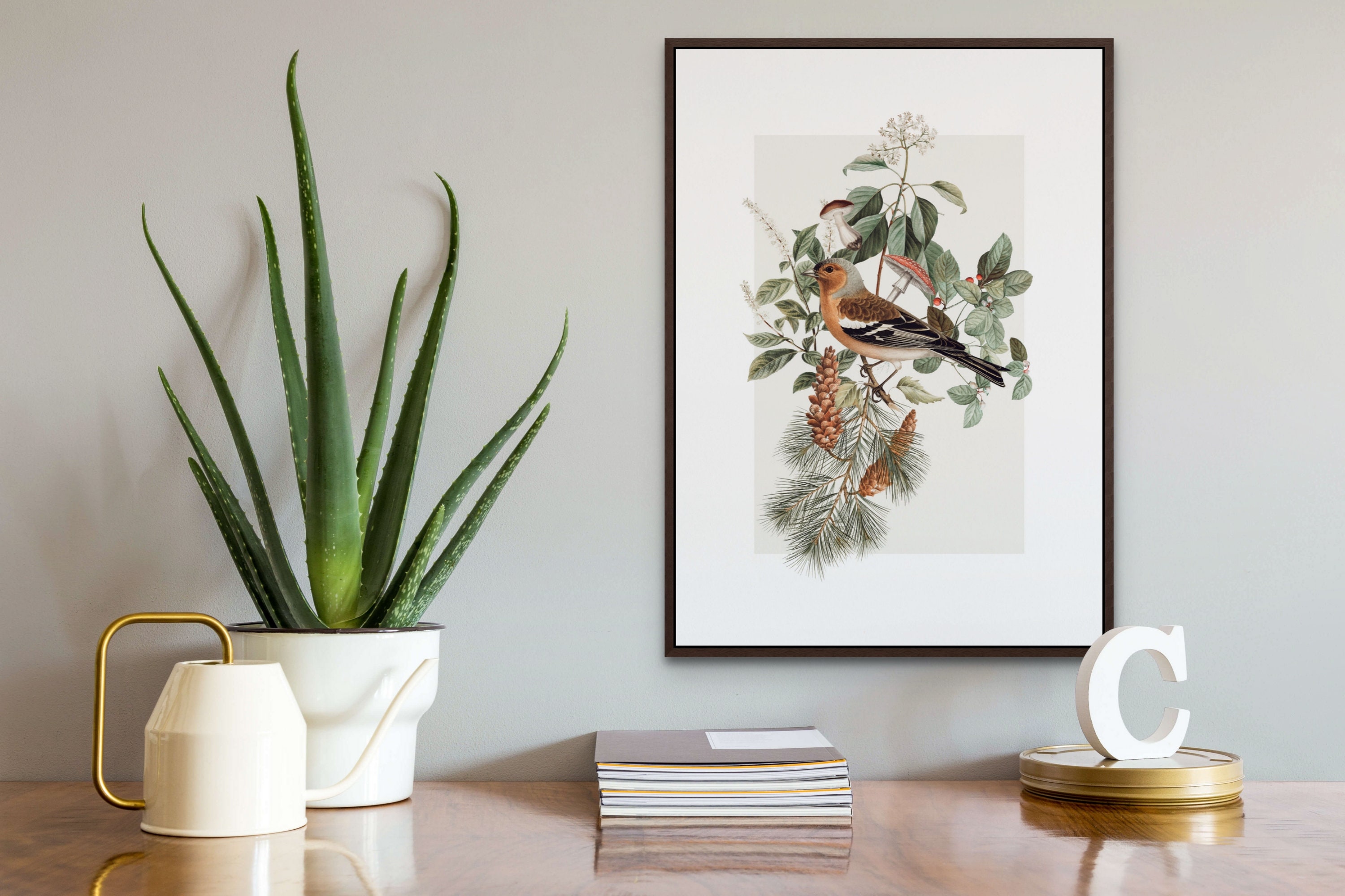Bird Art Print Bird Art Bird Poster Forestcore Art Print - Etsy