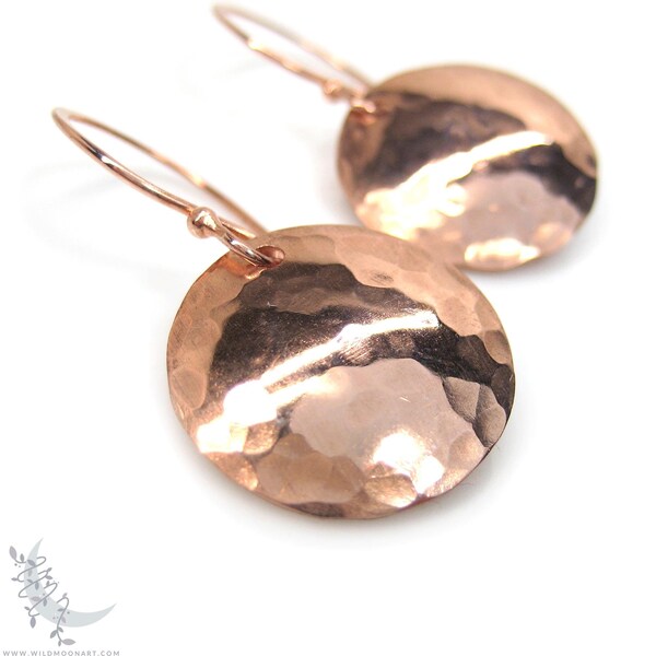 Copper Earrings - Etsy