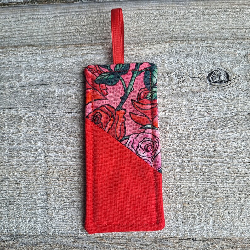 Thorns and Roses Fabric Bookmark | Cute Quilted Style, Handmade Gifts ...