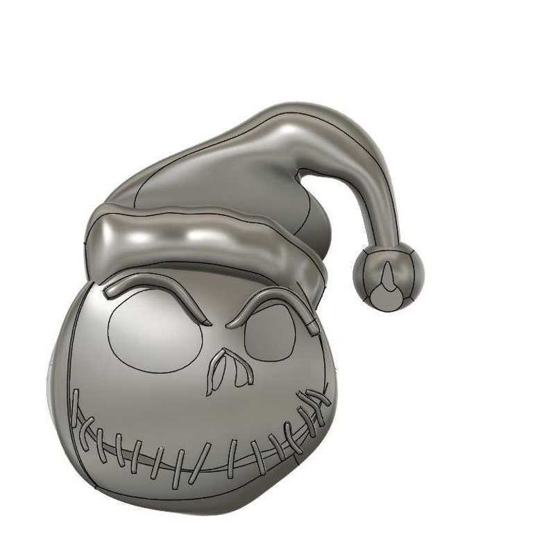 Jack Skellington Santa STL V7 CNC - Etsy