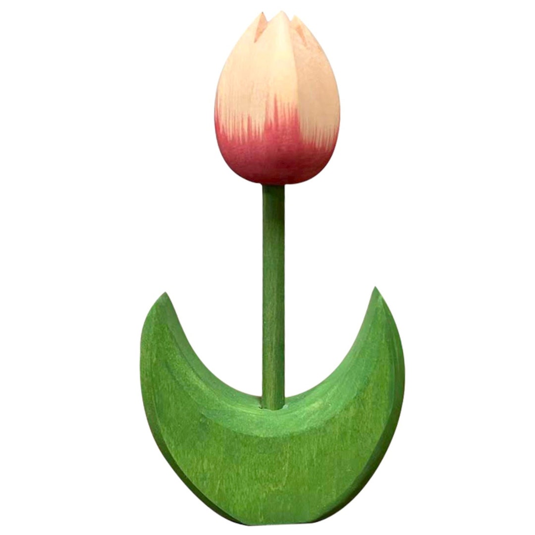 Handcrafted Open Ended Wooden Toy Tree and Landscaping - Tulip Flower ...
