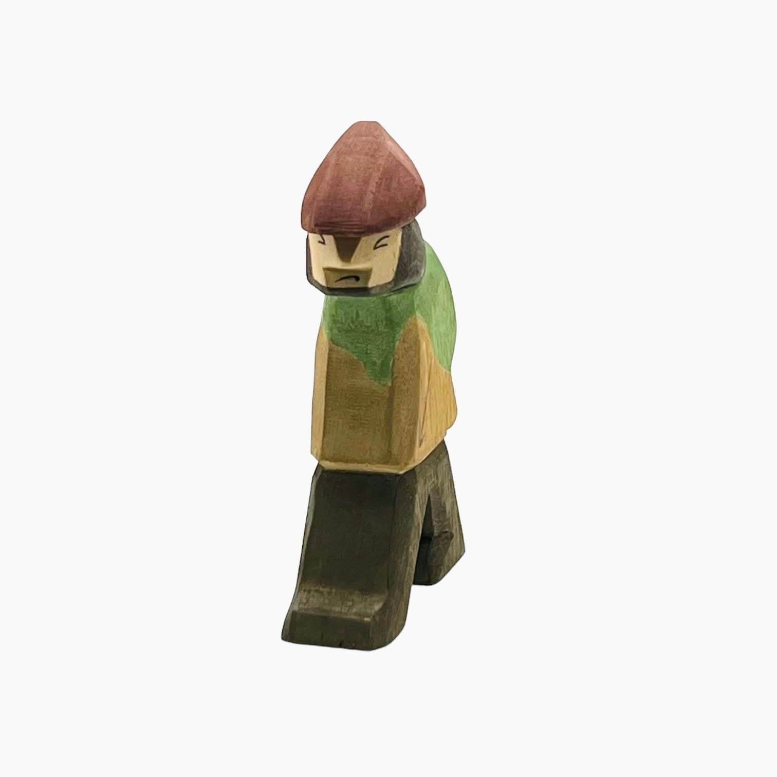 Handcrafted Open Ended Wooden Toy Figure Fairy Tale - Robber With House ...
