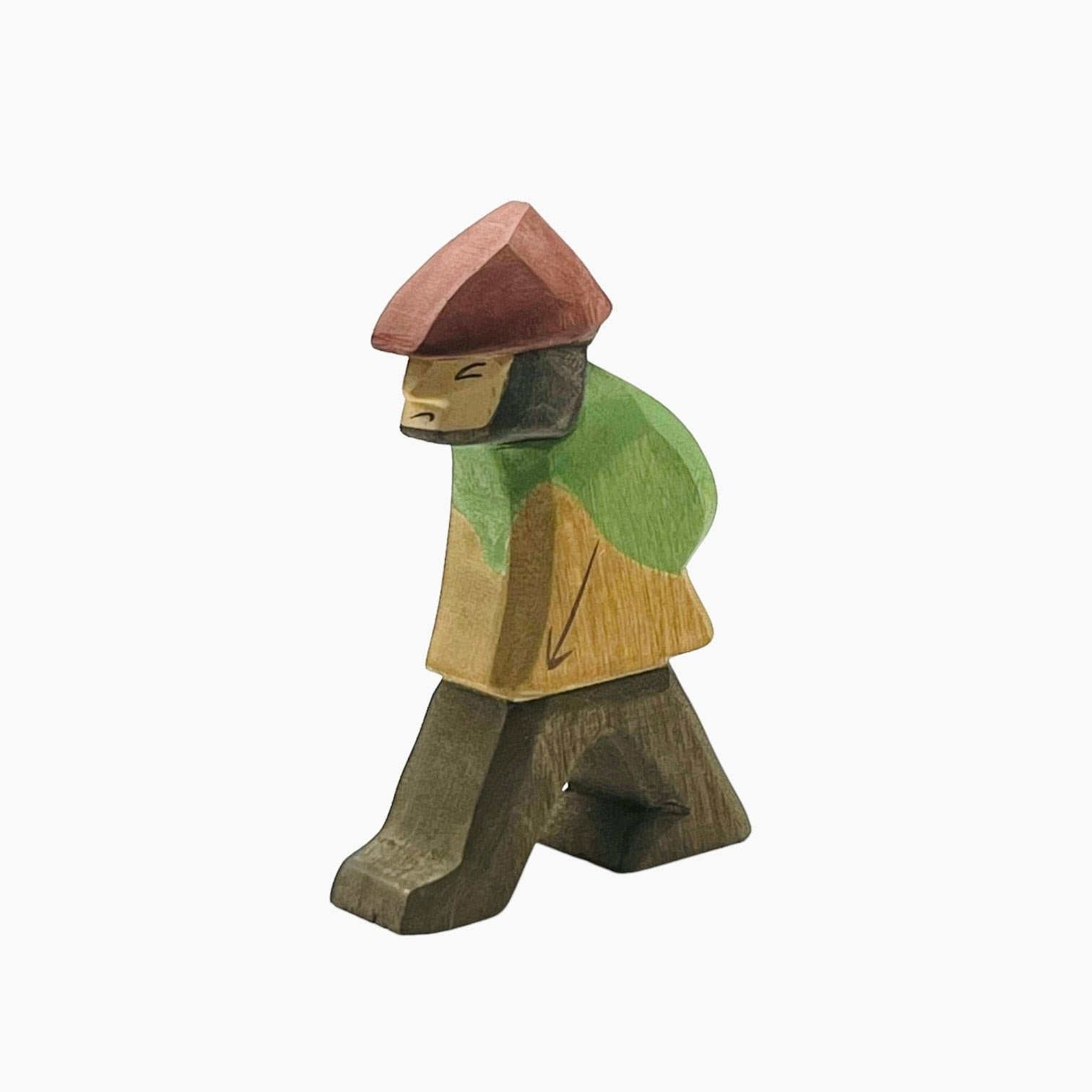 Handcrafted Open Ended Wooden Toy Figure Fairy Tale - Robber With House ...