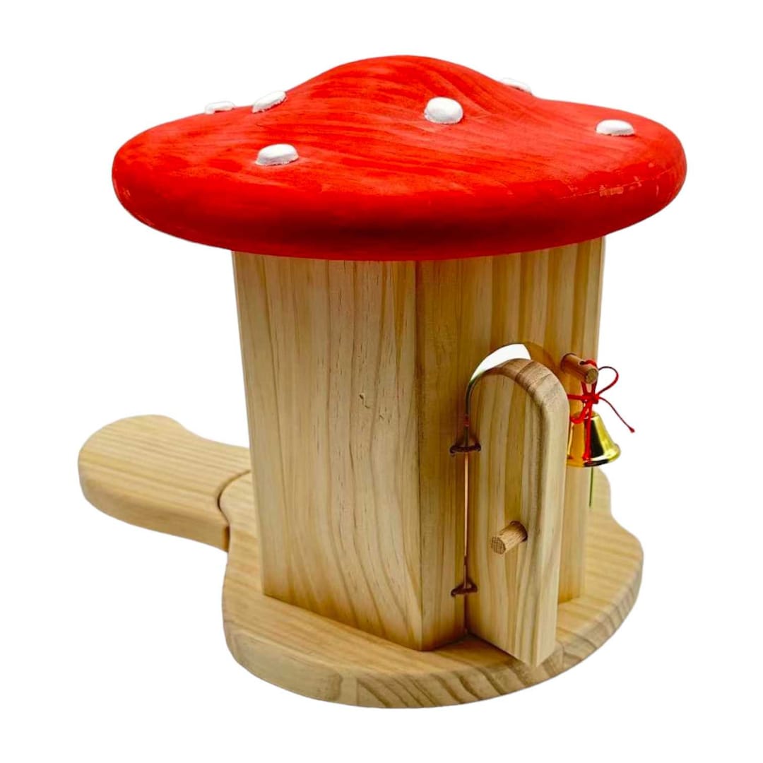 Handcrafted Open Ended Wooden Mushroom House / Dwarf House - Etsy