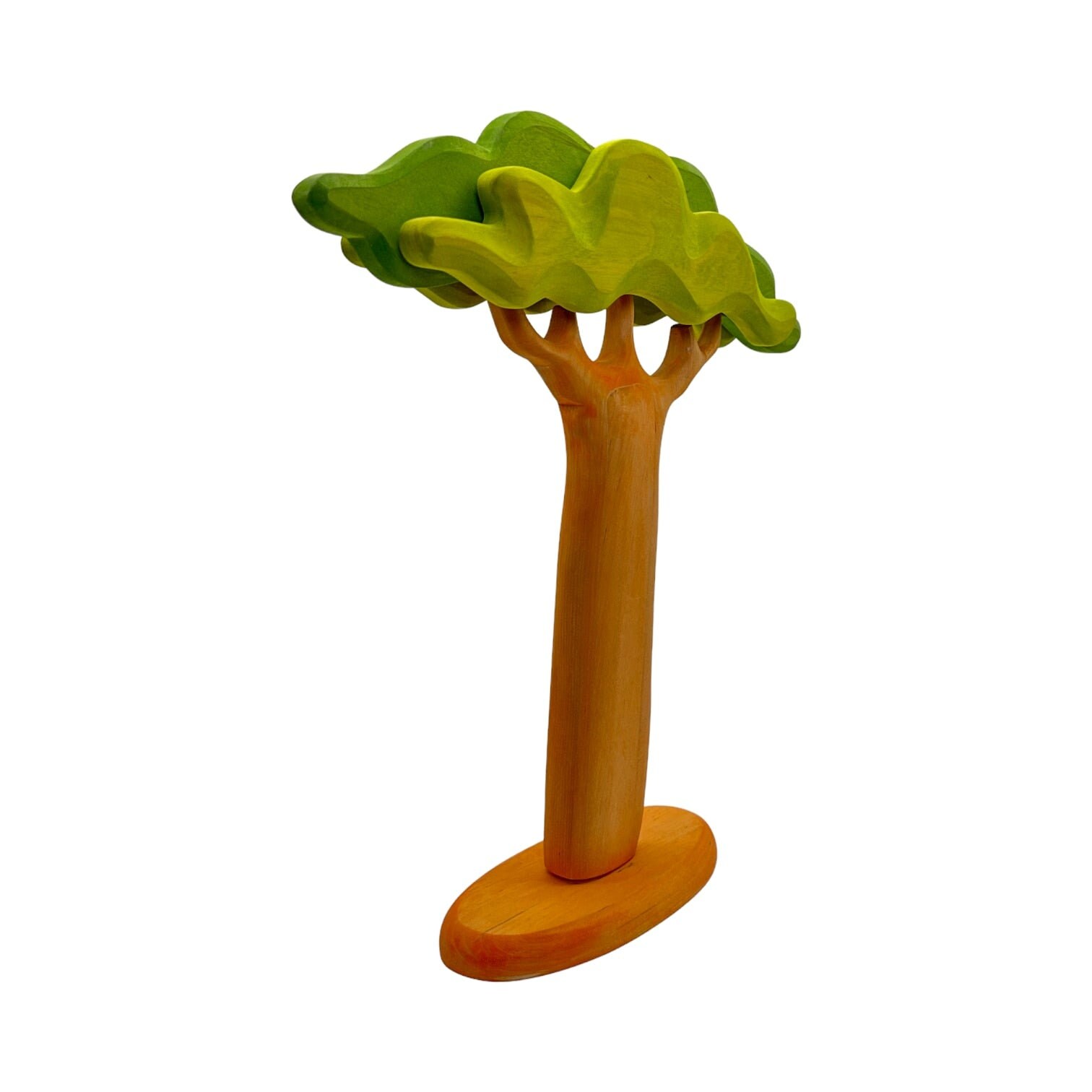 Handcrafted Open Ended Wooden Toy Tree and Landscaping - Large Baobab ...