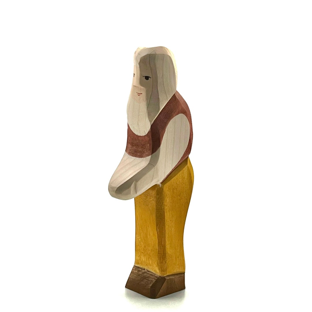 Handcrafted Open Ended Wooden Toy Figure Family - Grandfather - Etsy