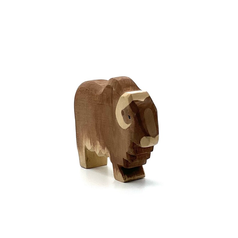 Handcrafted Open Ended Wooden Toy Animal Musk Ox - Etsy