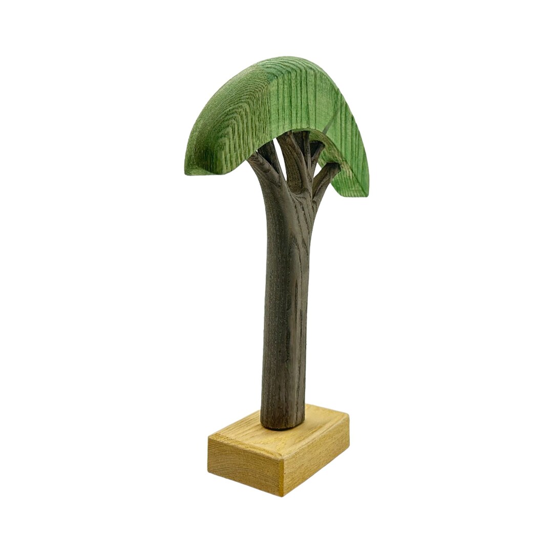 Handcrafted Open Ended Wooden Toy Tree and Landscaping - African Tree ...
