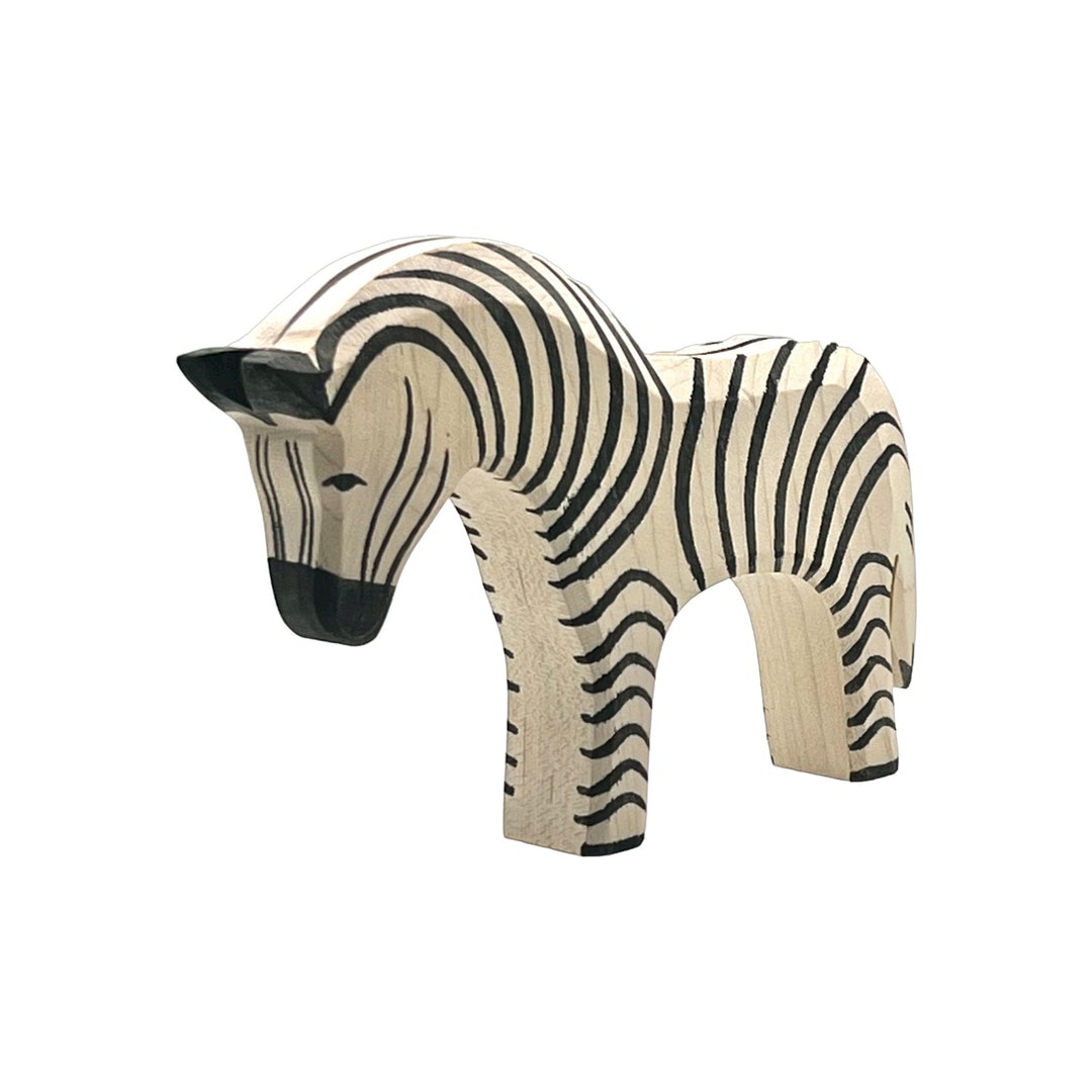 Handcrafted Open Ended Wooden Toy Animal - Zebra - Etsy