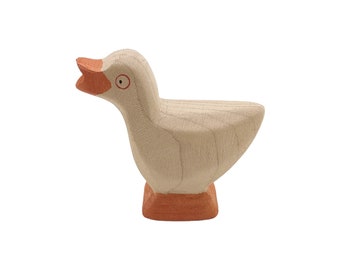 Handcrafted Open Ended Wooden Toy Farm Animal Horse Brown - Etsy