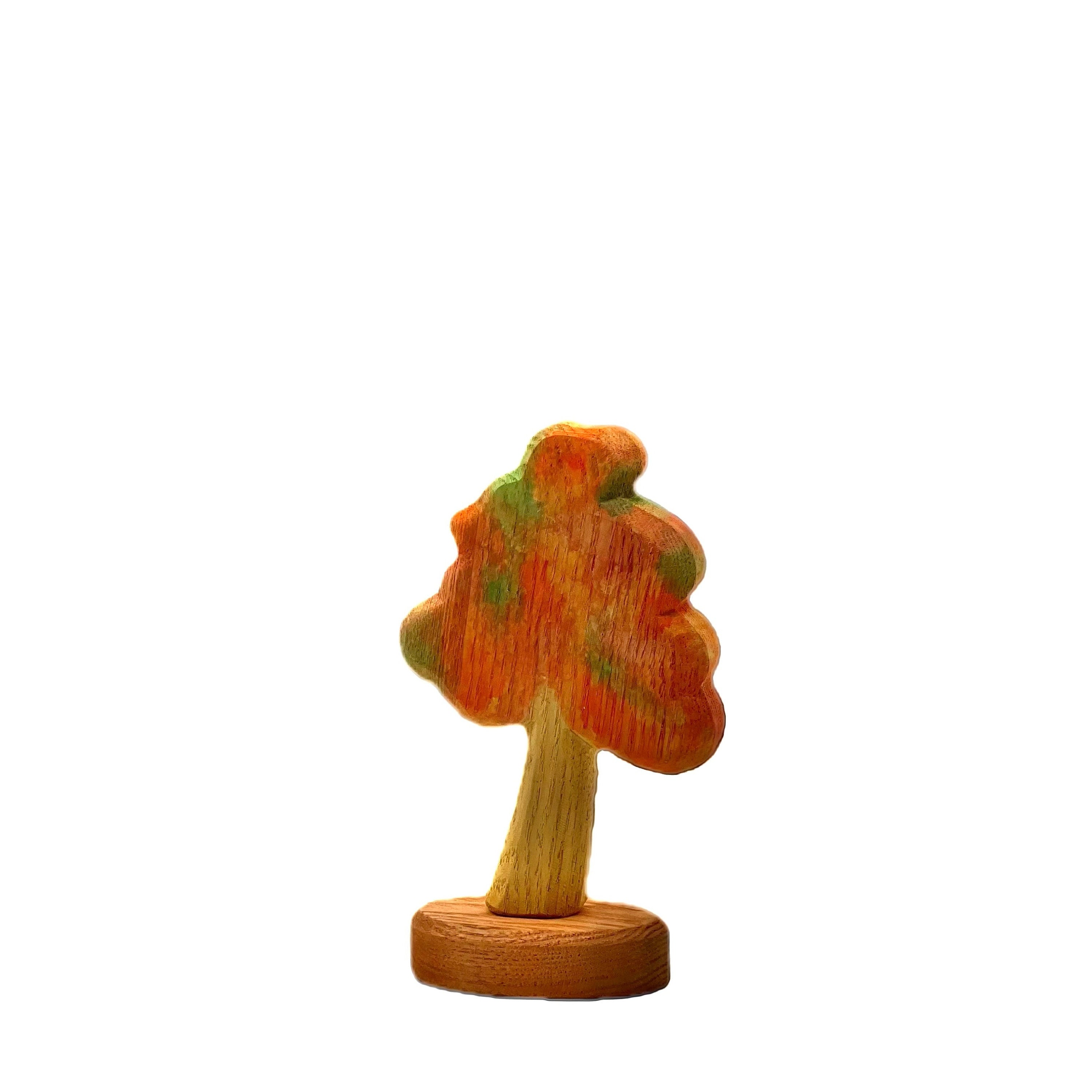 Handcrafted Open Ended Wooden Toy Tree and Landscaping - Autumn Tree ...