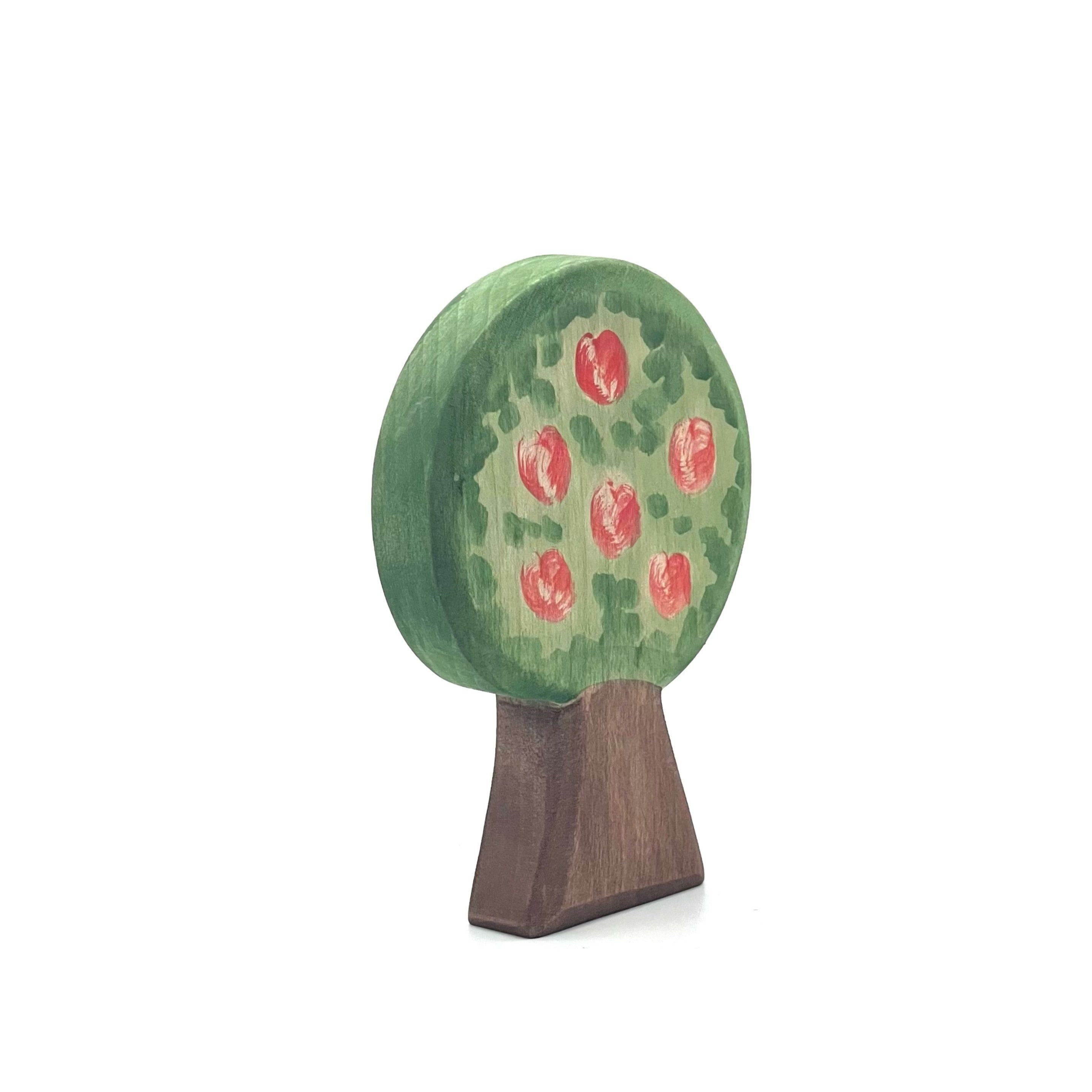 Handcrafted Open Ended Wooden Toy Tree and Landscaping - Apple Tree - Etsy