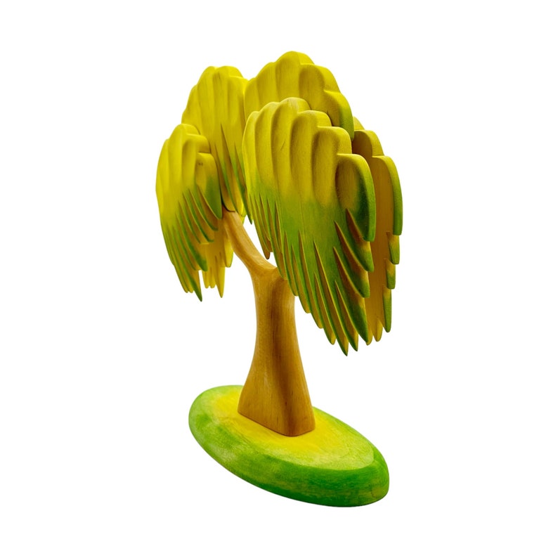 Handcrafted Open Ended Wooden Toy Tree and Landscaping - Willow Tree ...