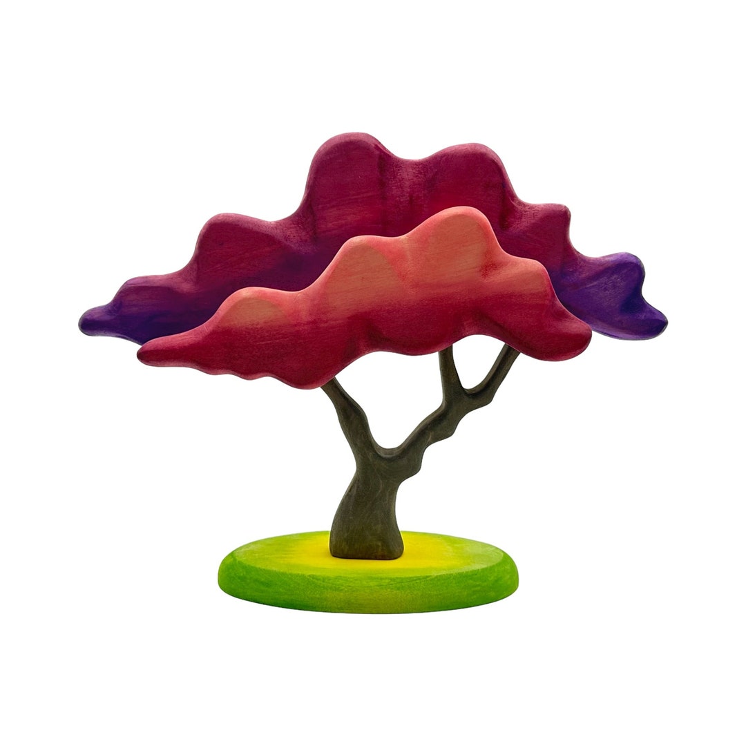 Handcrafted Open Ended Wooden Toy Tree and Landscaping - Japanese Maple ...