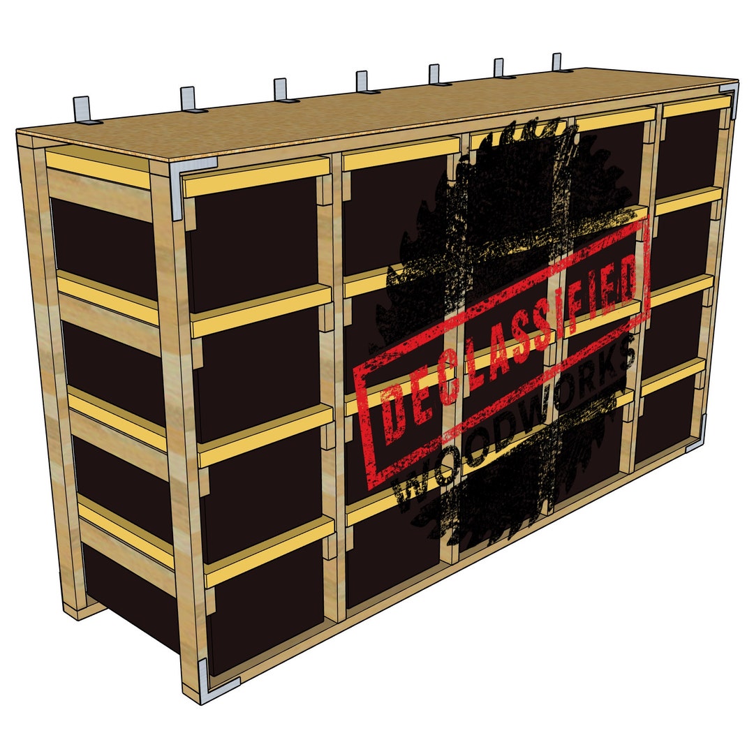 DIY Tote Rack Plans for the Greenmade 27-gallon Bins Sold by Costco 5 ...