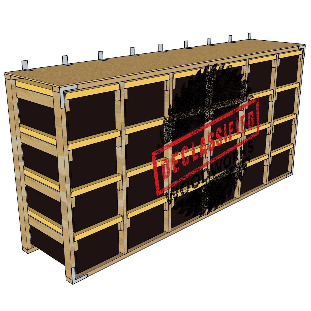 DIY Tote Rack Plans for the Greenmade 27-gallon Bins Sold by Costco 6 ...