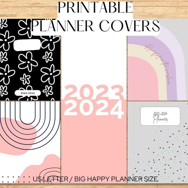 Big Happy Planner Cover - Etsy