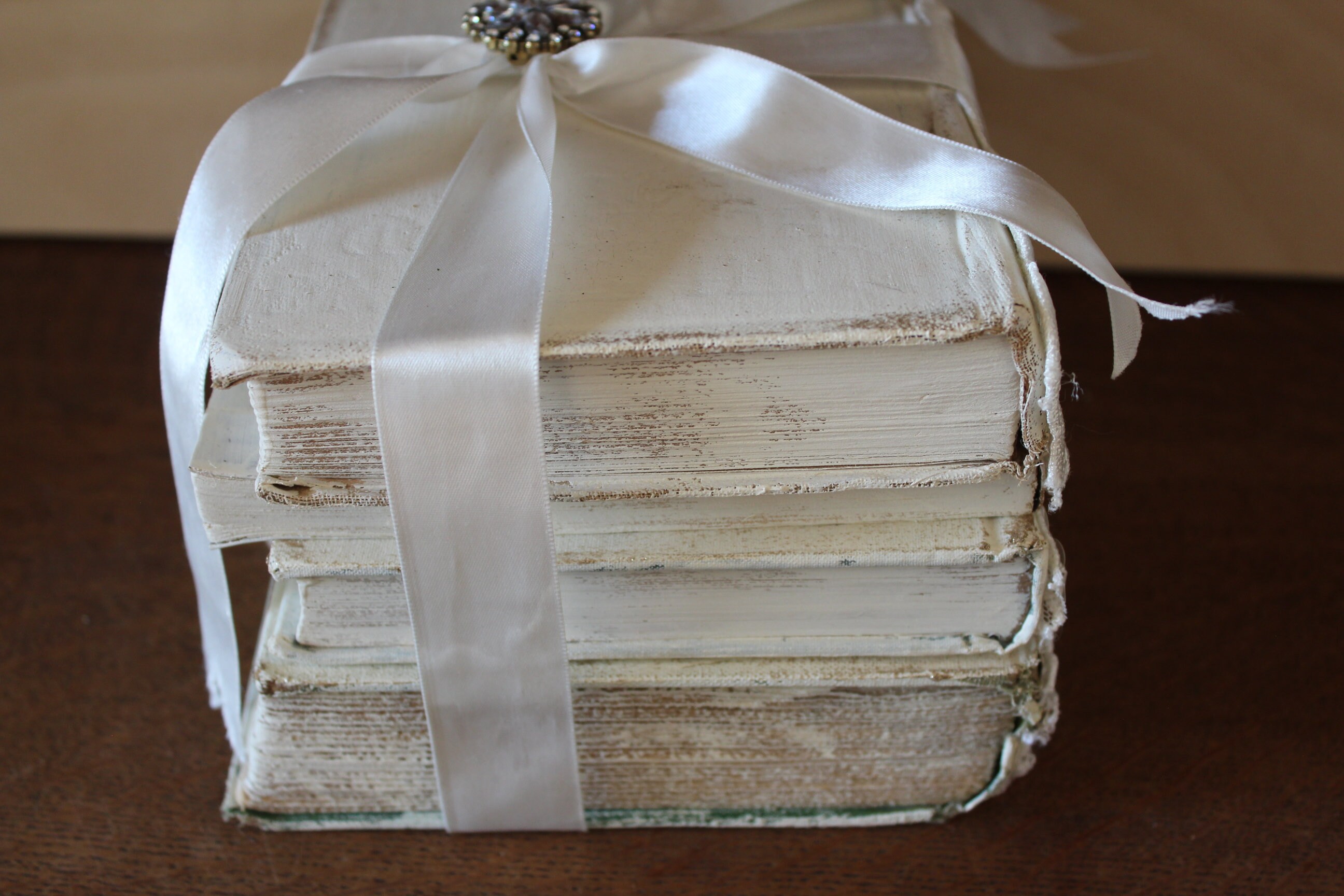 Vintage Victorian Stacked Books - Etsy